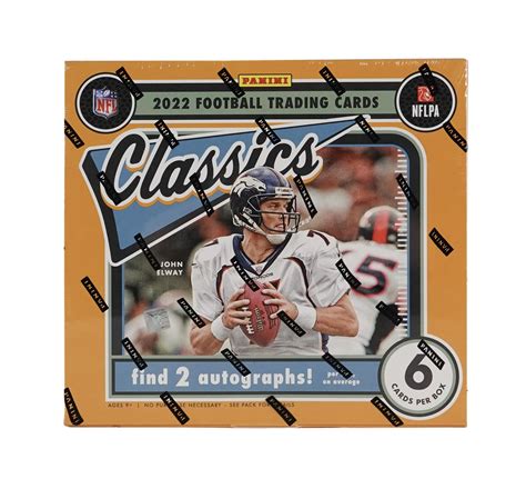 2022 Panini Classics Premium Edition Football Hobby Box Da Card World