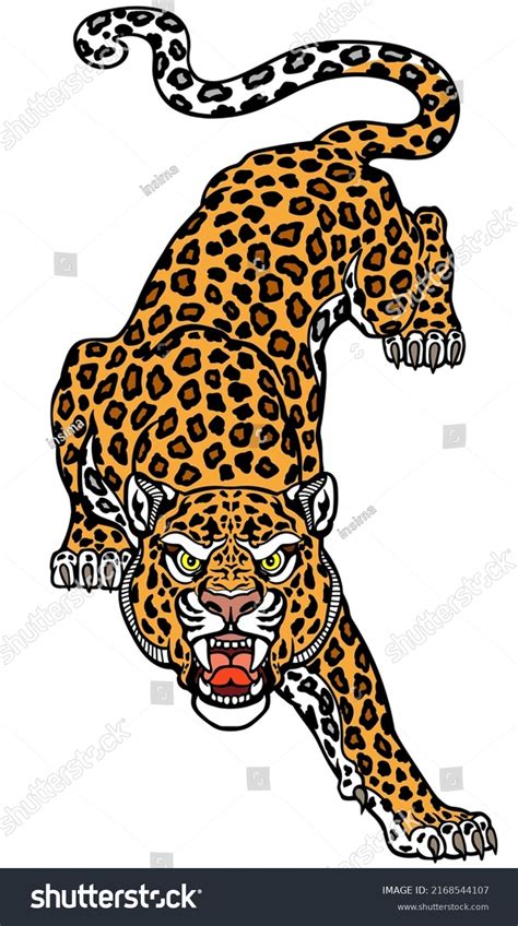 89 Leopard Crawling Stock Vectors Images Vector Art Shutterstock