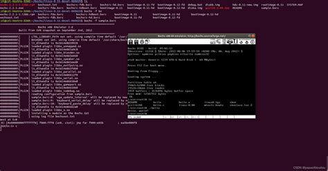 Bochs运行linux 011bochs Linux 镜像 Csdn博客