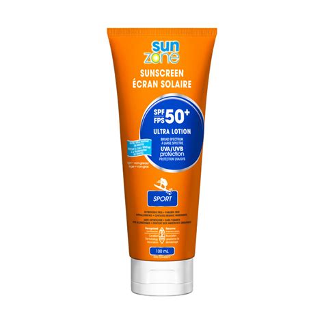 Sport Spf 50 Ultra Sunscreen Lotion Sunzone
