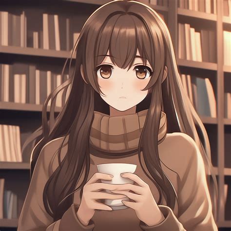 Anime Girl With Dark Brown Hair Tumblr