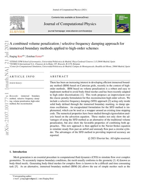 A Combined Volume Penalization Selective Frequency Damping Approach