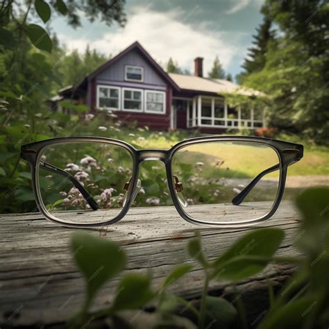 Premium Photo Clarity At Home Vision Glasses In A Cozy Setting