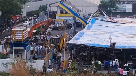 Ghatkopar Hoarding Collapse 8 Dead 60 Injured Cops Book Owner Of