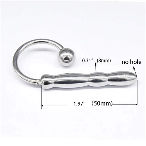 Stainless Steel Urethral Sound Dilator For Men Metal Penis Plug Bds
