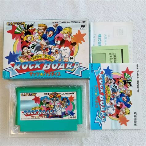 Rockman Rock Board Thats Paradise Famicom Fc Nes Japan Ver Megaman