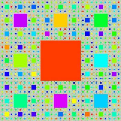 Psychedelic Sierpinski Carpet OpenProcessing