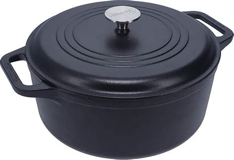Victoria Cast Iron Large Dutch Oven With Lid And Dual