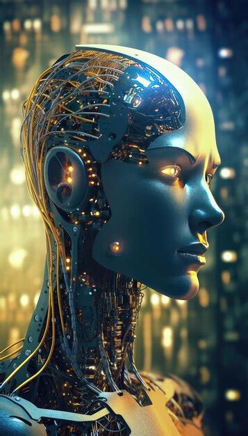 Premium AI Image | People head Artificial intelligence for the future ...