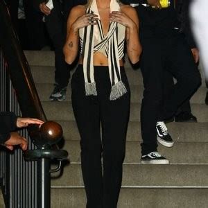 Miley Cyrus Has A Nip Slip In A Silk Top Arriving At The Bowery Hotel