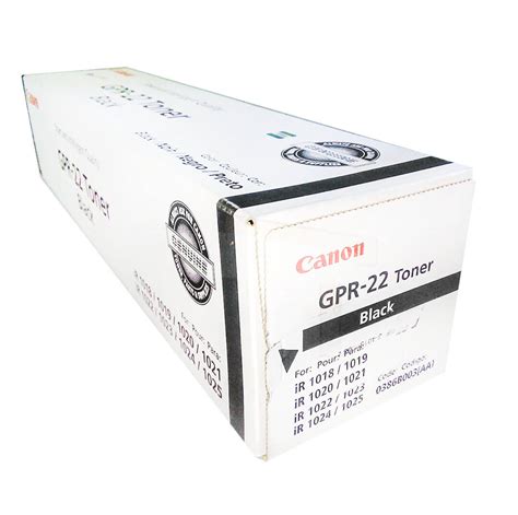 Toner Canon Gpr 22 Negro 8400pag Image Runner 1023n