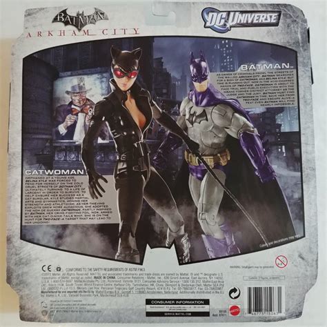 Mattel Dc Universe Legacy Edition Arkham City Batman And Catwoman