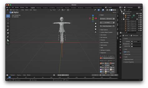 如何將 VRoid Studio 的模型匯入 Unity 中並加入 Mixamo 的動畫 GanniPiece Blog