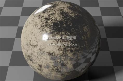 灰尘金属合金贴图blender材质球纹理贴图模型下载 Blender3d模型库