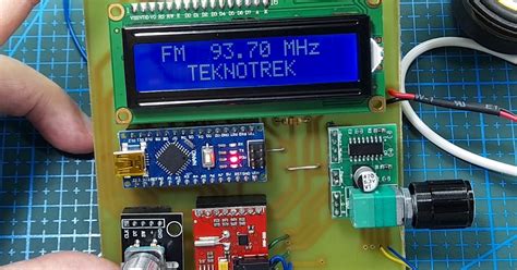 FM Radio Receiver Arduino Si4703 Module And LCD TeknoTrek