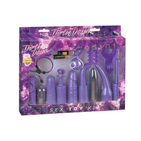 Dirty Dozen Purple Kit Elevate Your Pleasure With Seven Cock Ring Shop