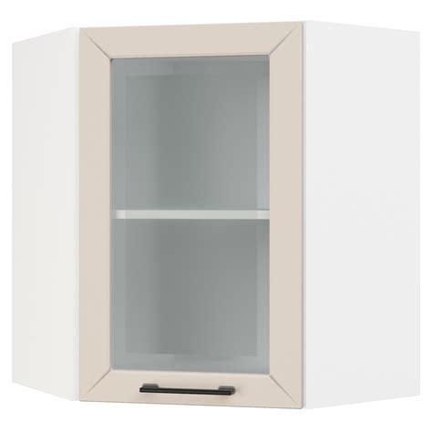 Купить Шкаф верхний угловой со стеклом ШВУС Кёлн в Ростове на Дону отличные цены на шкафы