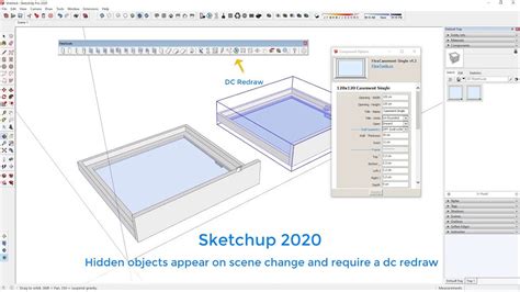 Hidden Sub Components In Placed Component Re Appearing On Scene Selection Sketchup Bug