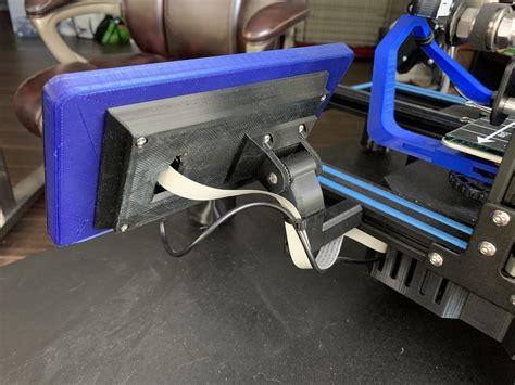 Raspberry Pi 7 Touchscreen Mount By Raptor King Download Free Stl