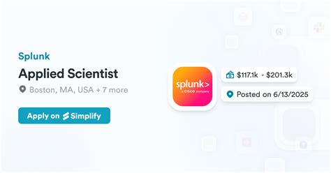 Applied Scientist Splunk Simplify Jobs