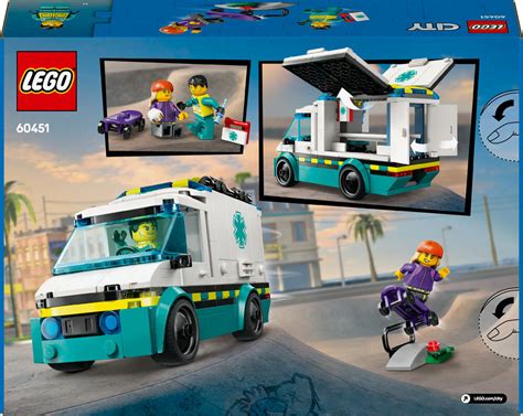 60451 Lego City Great Vehicles Ambulance
