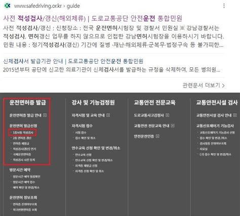 운전면허 적성검사 갱신 온라인 신청 방법 네이버 블로그