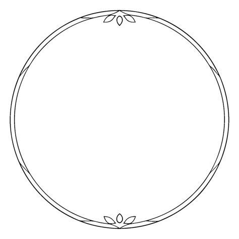 Premium Vector Decorative Circular Frame Borderlines With Geometric