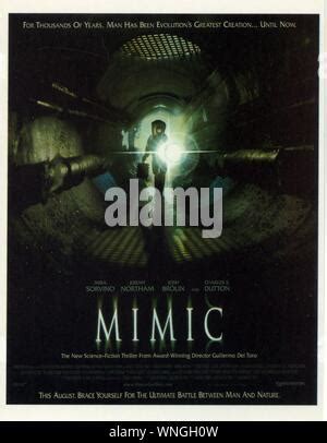 Mimic Year 1997 Usa Director Guillermo Del Toro Mira Sorvino Stock