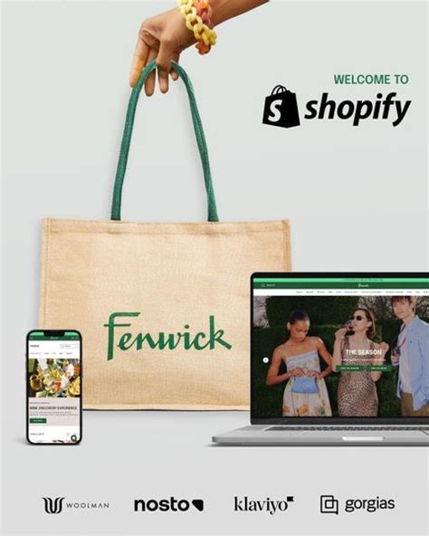 Woolman Is Delighted To Announce That Fenwick Is Now Live On Shopify Plus Woolman