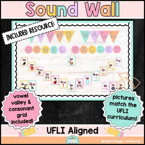 Ufli Aligned Phonics Bundle Sound Wall Alphabet Line Bright Colors Real