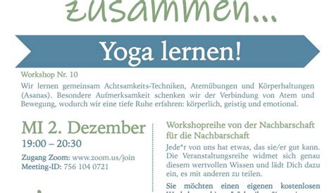 02122020 Lass Uns Zusammen Yoga Lernen Online