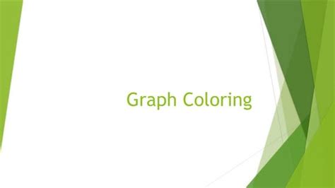 Graph Coloring Using Backtracking Pptx