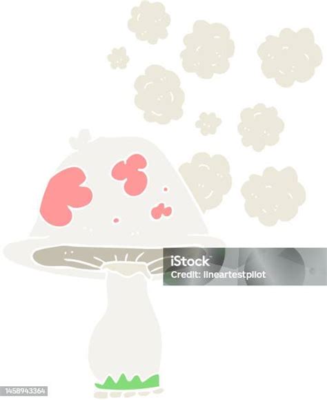 Ilustrasi Warna Datar Jamur Ilustrasi Stok Unduh Gambar Sekarang