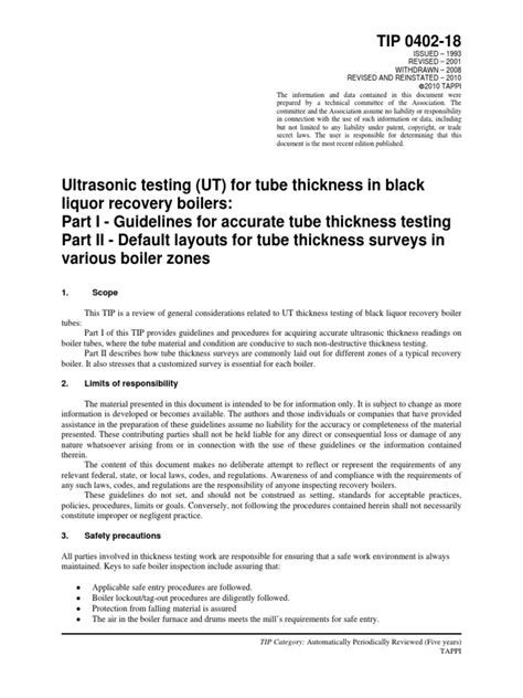 Tappi Tip 0402 18 Pdf Calibration Nondestructive Testing