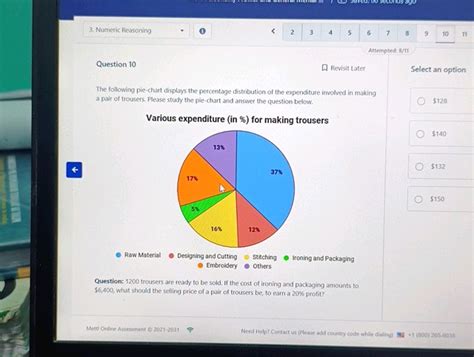 3 Numeric Reasoning 1 2 3 4 5 6 7 8 9 10 Studyx