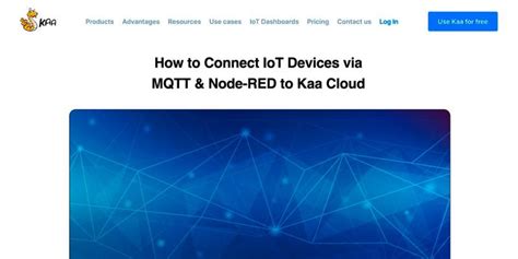 Tutorial Connecting Iot Devices Via Mqtt And Node Red To Kaa Kaaiot
