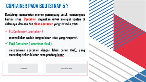 Fix Dan Fluid Container Pada Bootstrap 5 PINTER BARENG KOMPUTER UNTUK