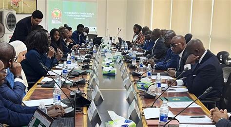 Football Rencontre Entre La Confédération Africaine De Football Et Le