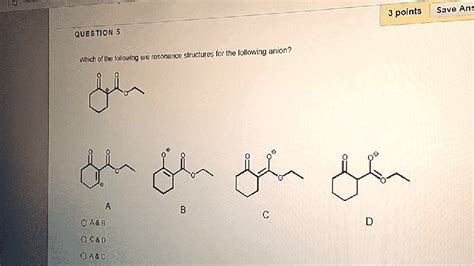 Solved Which Is A Resonance Structure Which Of The Following Are