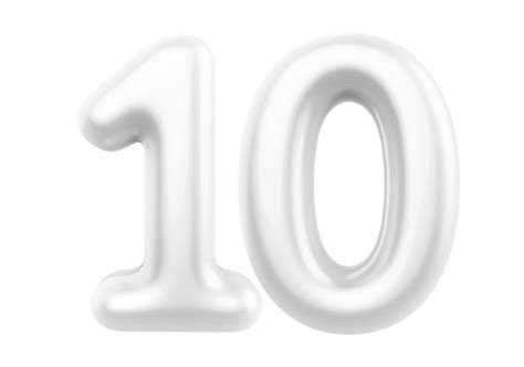 Silver D Number Png