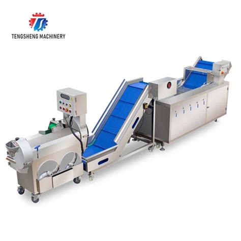 Industrial Production Food Vegetable Fruit Cutting Lifting And Washing Machine Fruit Vegetable