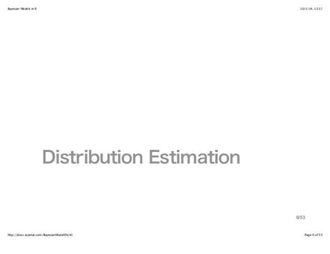 Bayesian Models In R