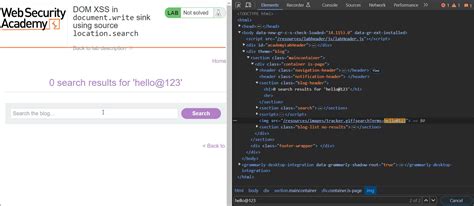 PortSwigger DOM Based XSS CyberiumX