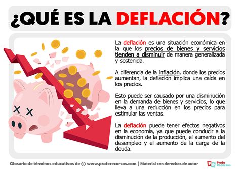Qué Es La Deflación Definición De Deflación