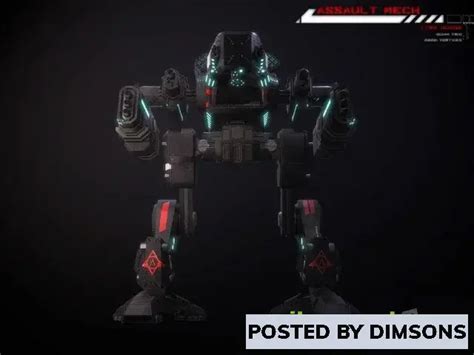 3d Models Assault Mech Download 3ds Max Models
