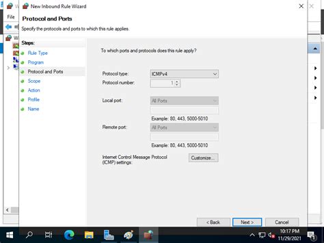 Windows Server 2022 Initial Settings Allow ICMP Echo Reply Server