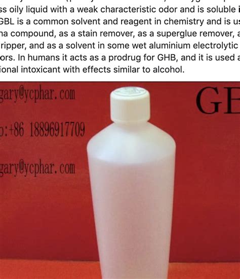 The Lethal Sex Drug Gbl Is Being Sold Through Facebook