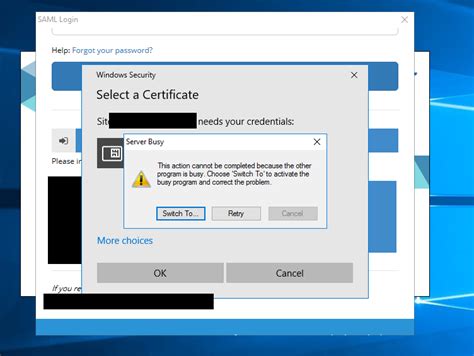 Windows Console Login Issue Sever Busy Platform BigFix Forum
