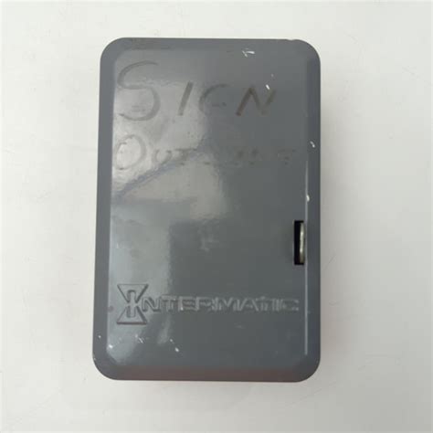 Intermatic Model T101 Dial Time Switch Metal Box Only Grey Free Shipping Ebay