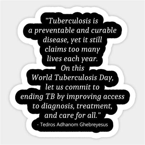 World Tuberculosis Day Tuberculosis Sticker Teepublic